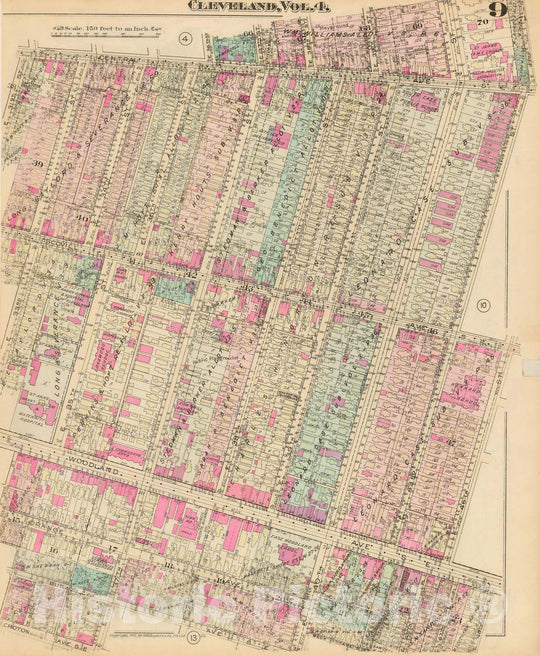Historic Map : Atlas City of Cleveland, Vol. Four, Cleveland 1922 9R ...
