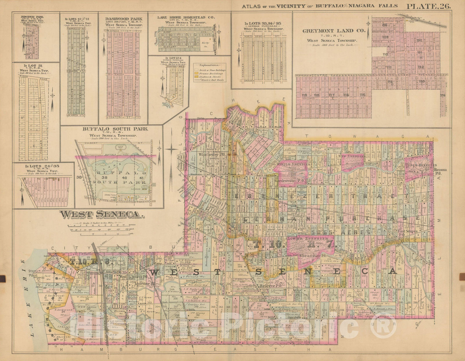 West Seneca Map