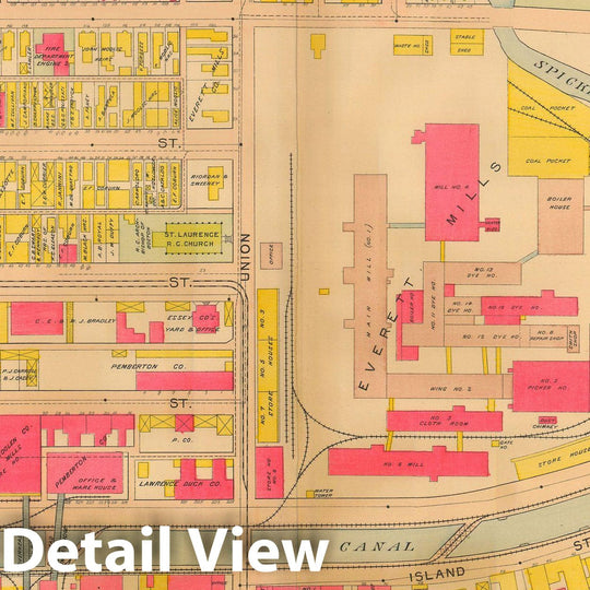 Historic Map : Atlas City of Lawrence and the Towns of Methuen, Andove ...