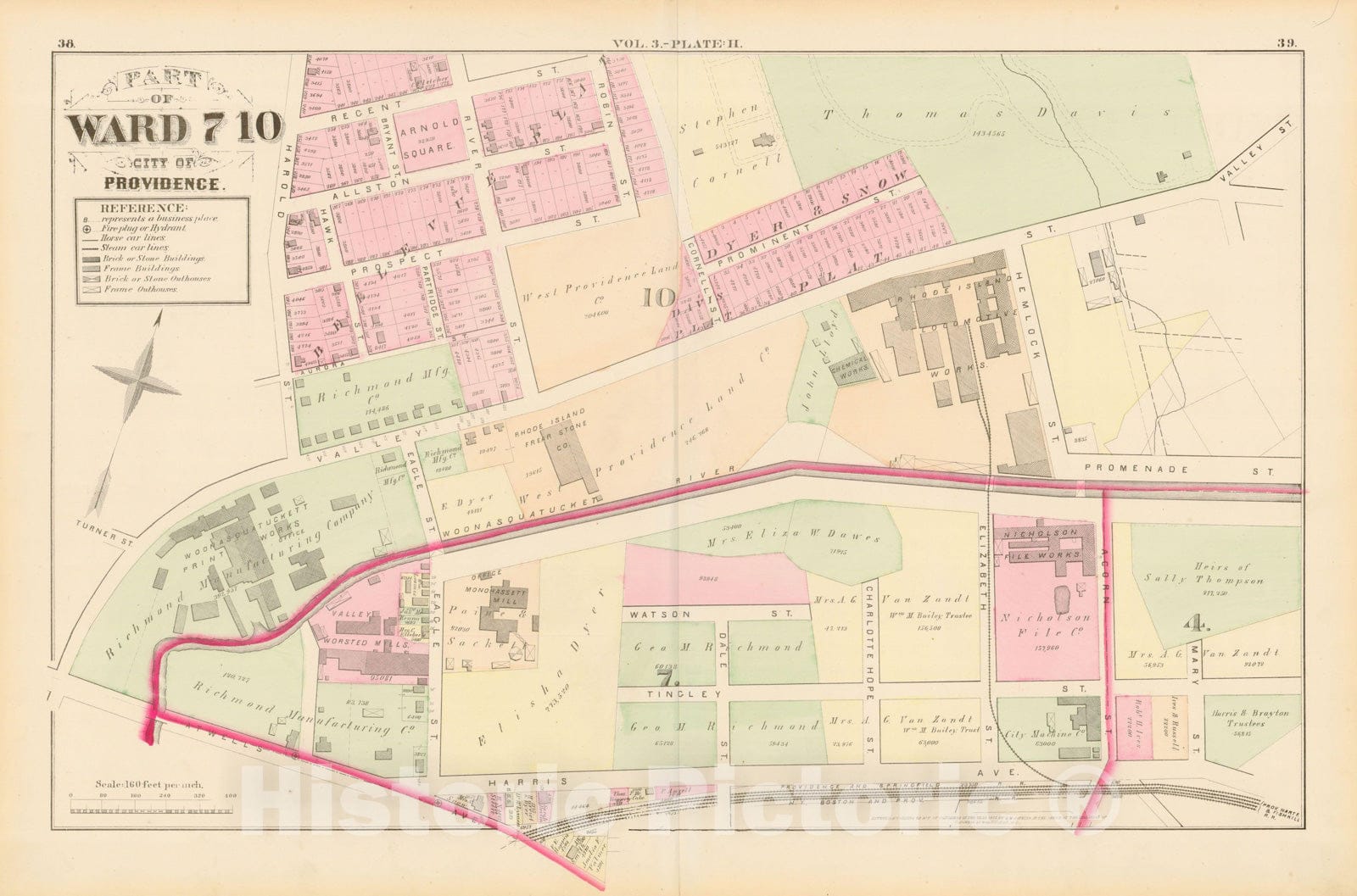 Historic Map : City Atlas of Providence Rhode Island by Wards, Volume ...
