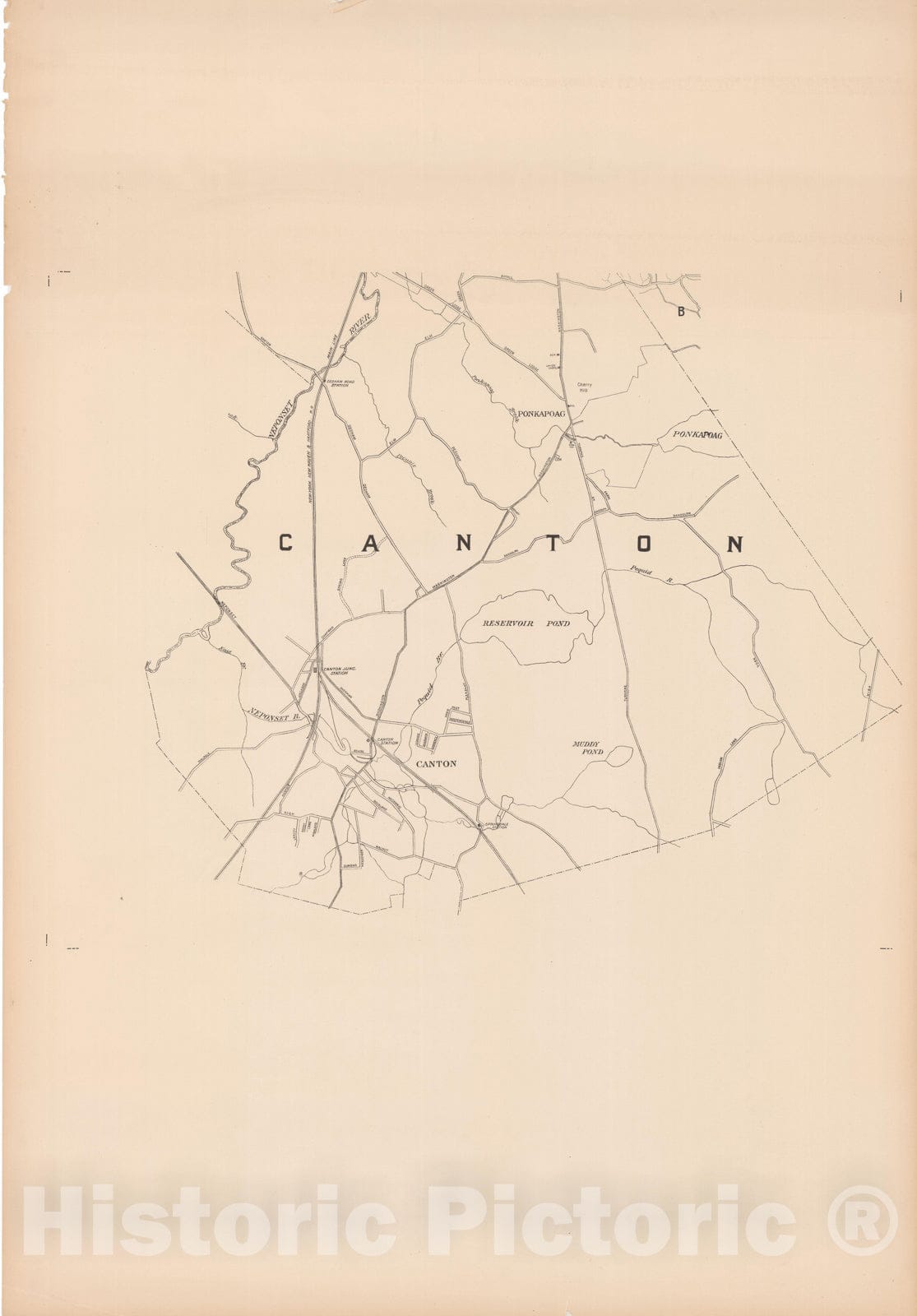 Historic Map : Canton 1900 , Northeast U.S. State & City Maps , Vintag ...