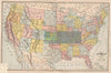 Historic Map : World Atlas Map, United States. 1882 - Vintage Wall Art ...