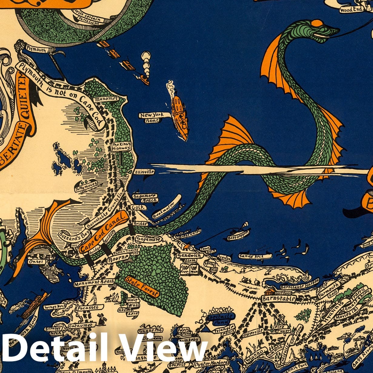 Historic Map : Cape Cod, 1926 v1 – Historic Pictoric