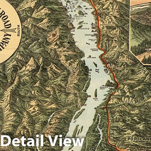 Cascade Mountains World Map