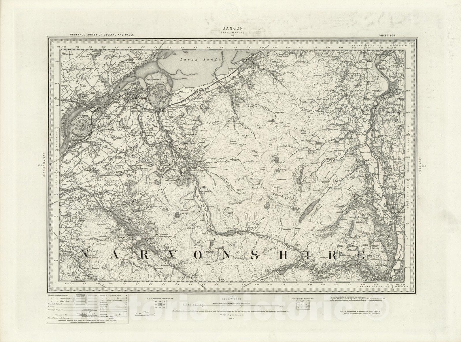 Historic Map : 106 Bangor 1899 - Vintage Wall Art – Historic Pictoric