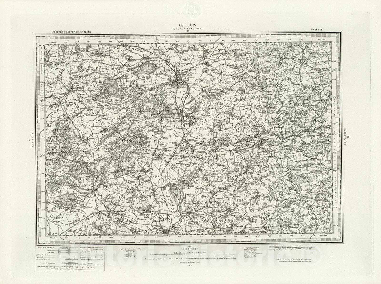 Historic Map : 181 Ludlow 1899 - Vintage Wall Art – Historic Pictoric