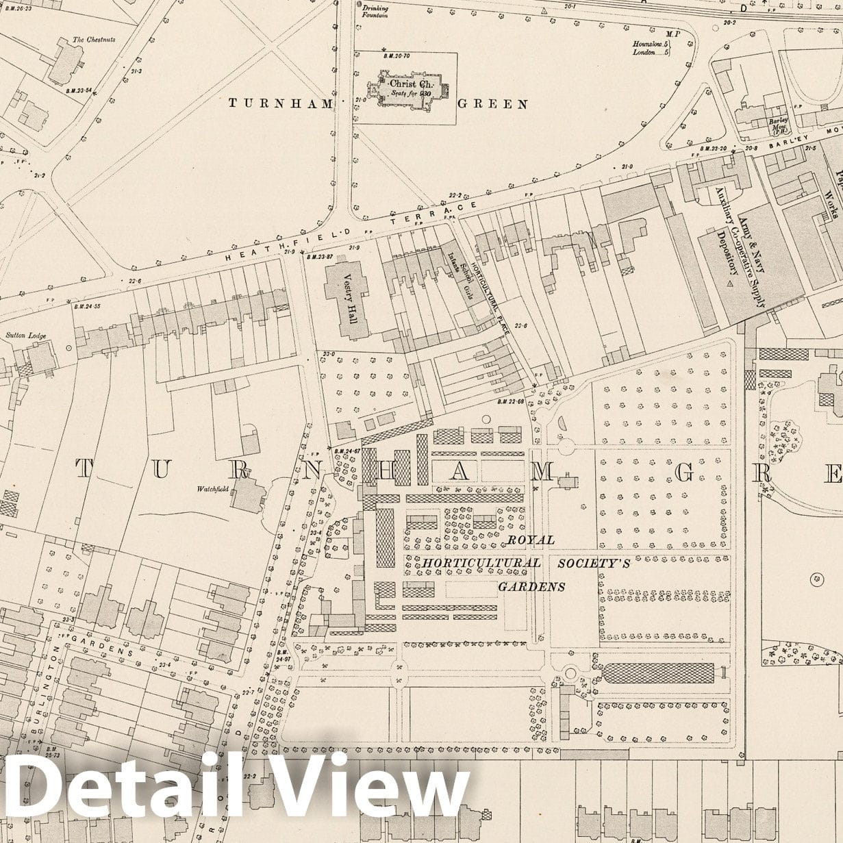 Historic Map : London (England), City Atlas Map, London Sheet X.3 1894 ...