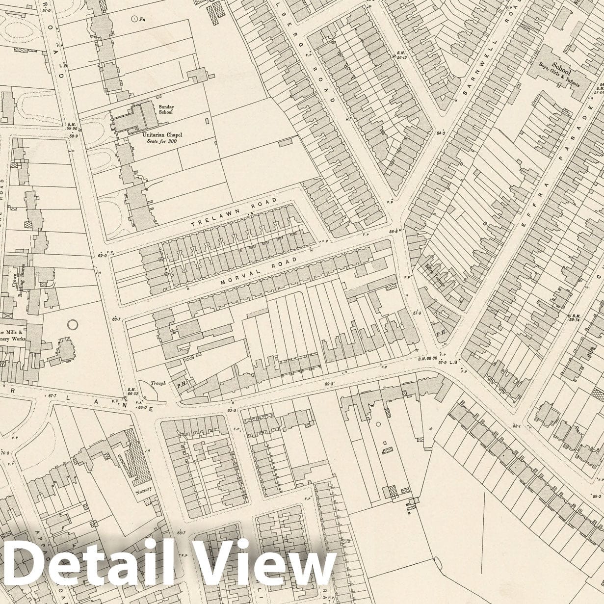 Historic Map : London (England), City Atlas Map, London Sheet XI.64 18 ...