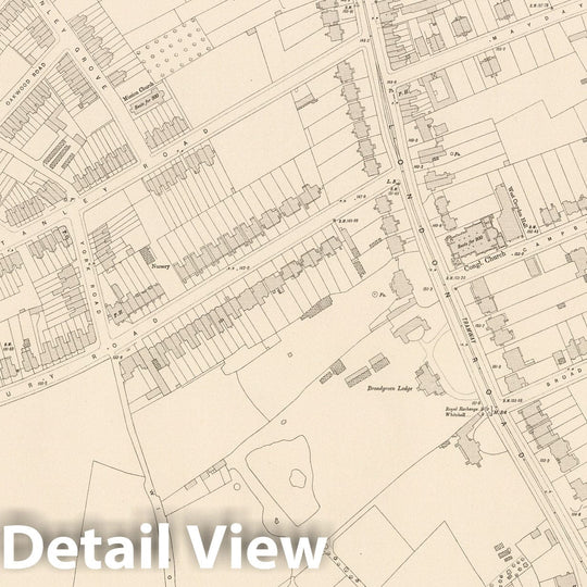 Historic Map : London (England), City Atlas Map, London Sheet XV.84 18 ...