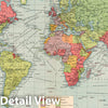 Historic Map : World Atlas Map, Frontispiece: World Political. 1923 ...