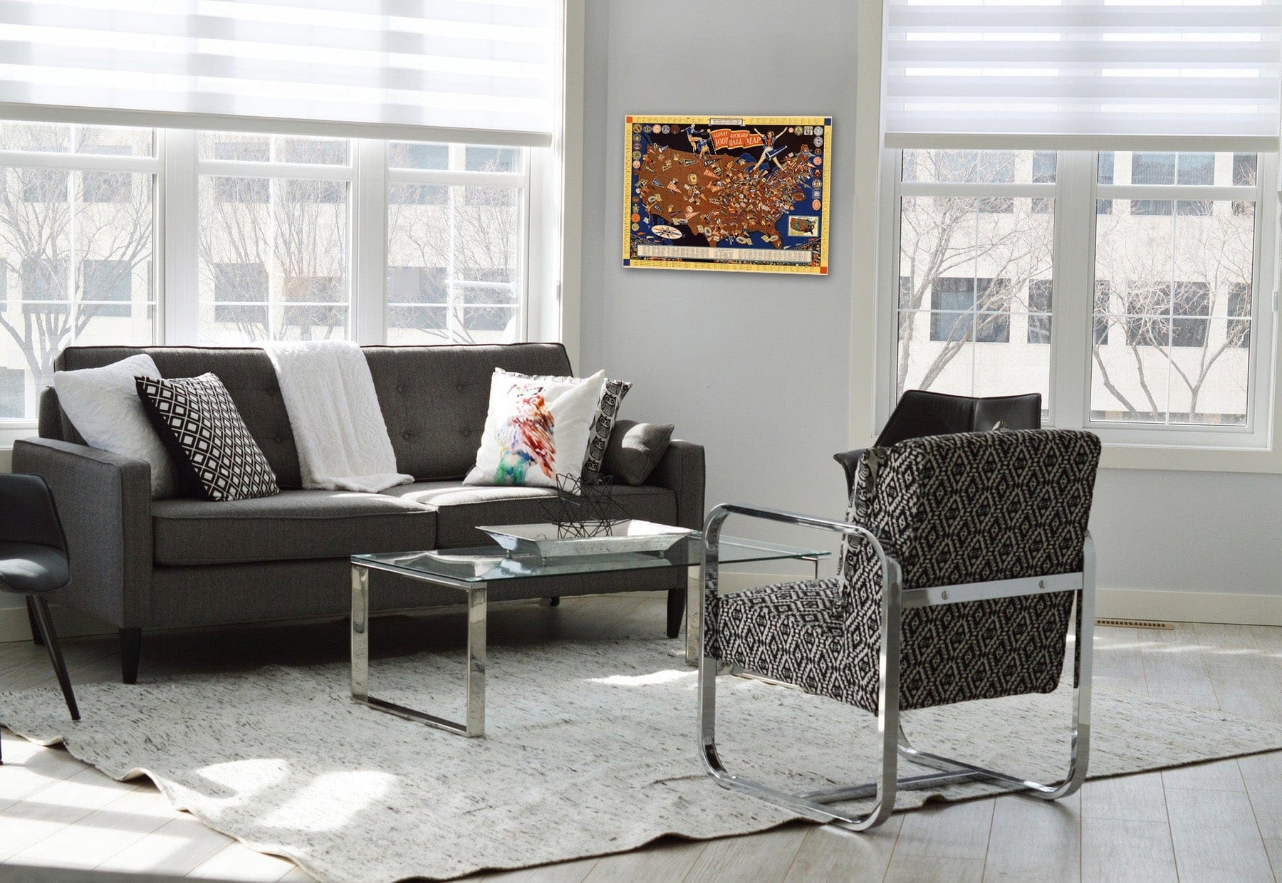 Historic Map - Albert Richard Football Map. E.E. Cheeseman. Copyright ...