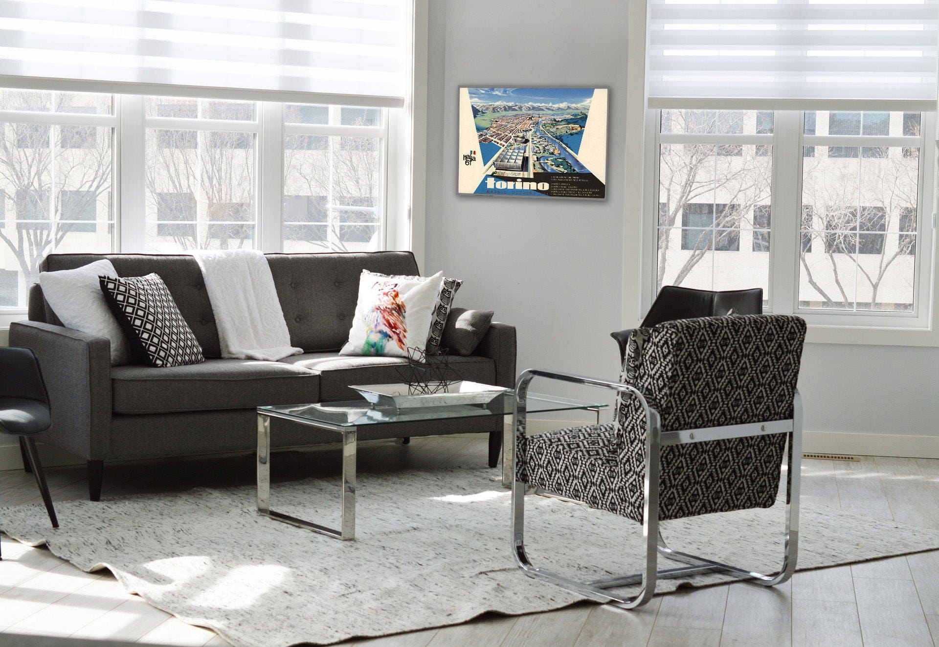 Historic Map : Torino (Italy), Torino. Italy. 1961. 1961 , Vintage Wal ...