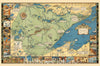 Historic Map : The Arrowhead (Minnesota). 1935 - Vintage Wall Art ...