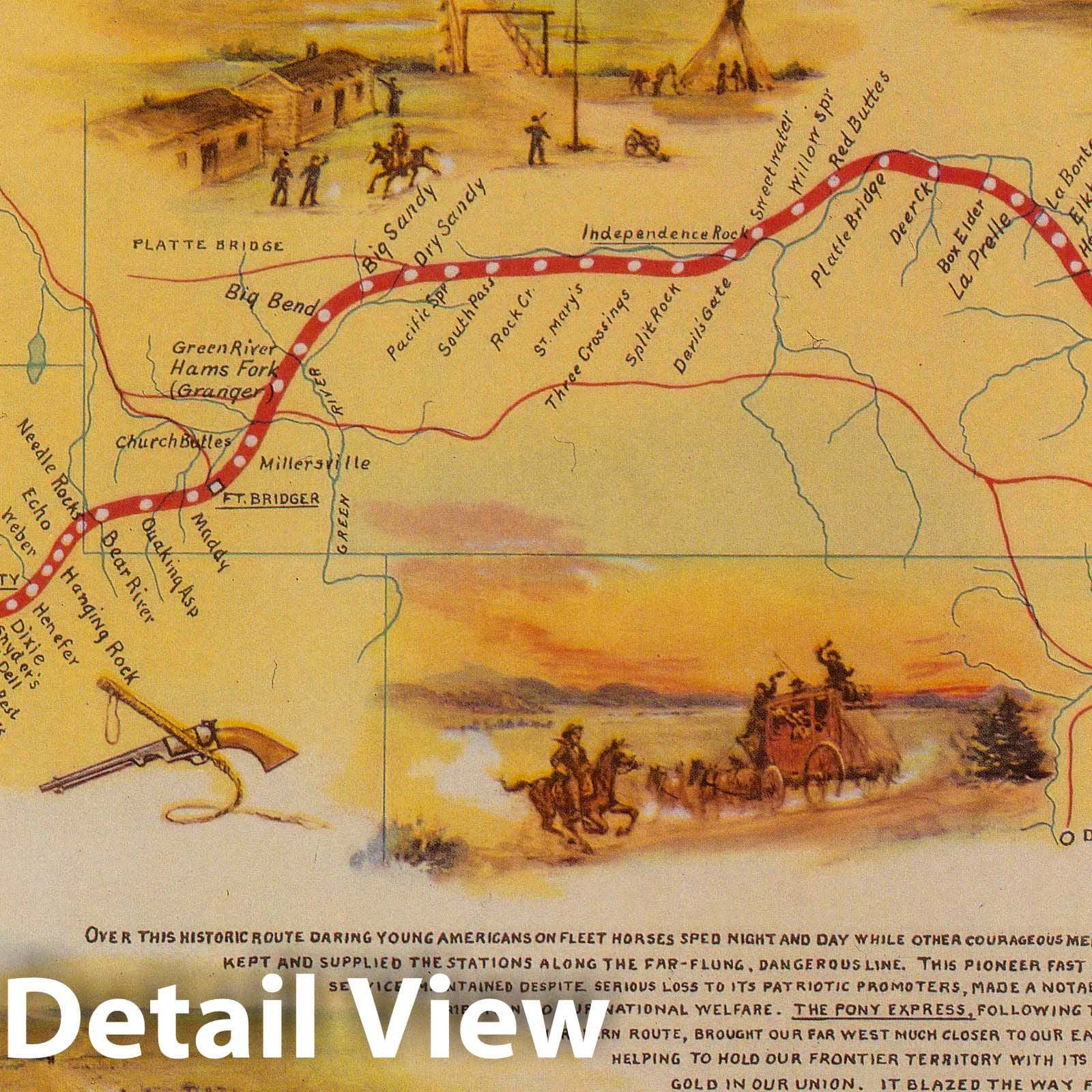 Pony Express Route