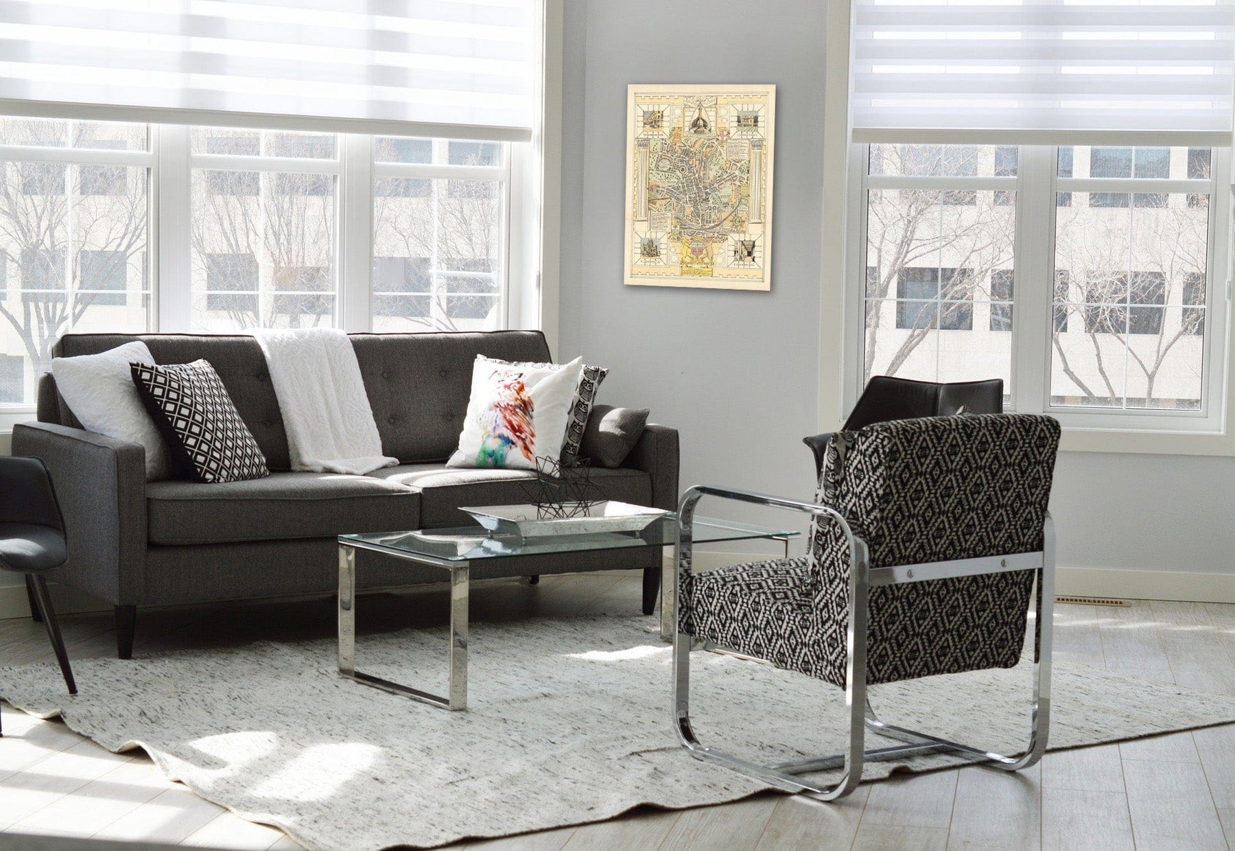 Historic Wall Map : Pocket Map, Floreat Bathon. L.G. Bullock 1941 1941 ...