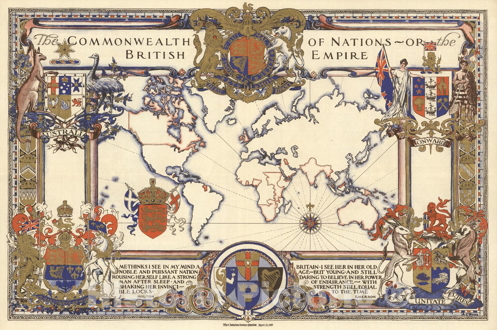 Imperialism Map 1800 Spanish Empire WorldAtlas