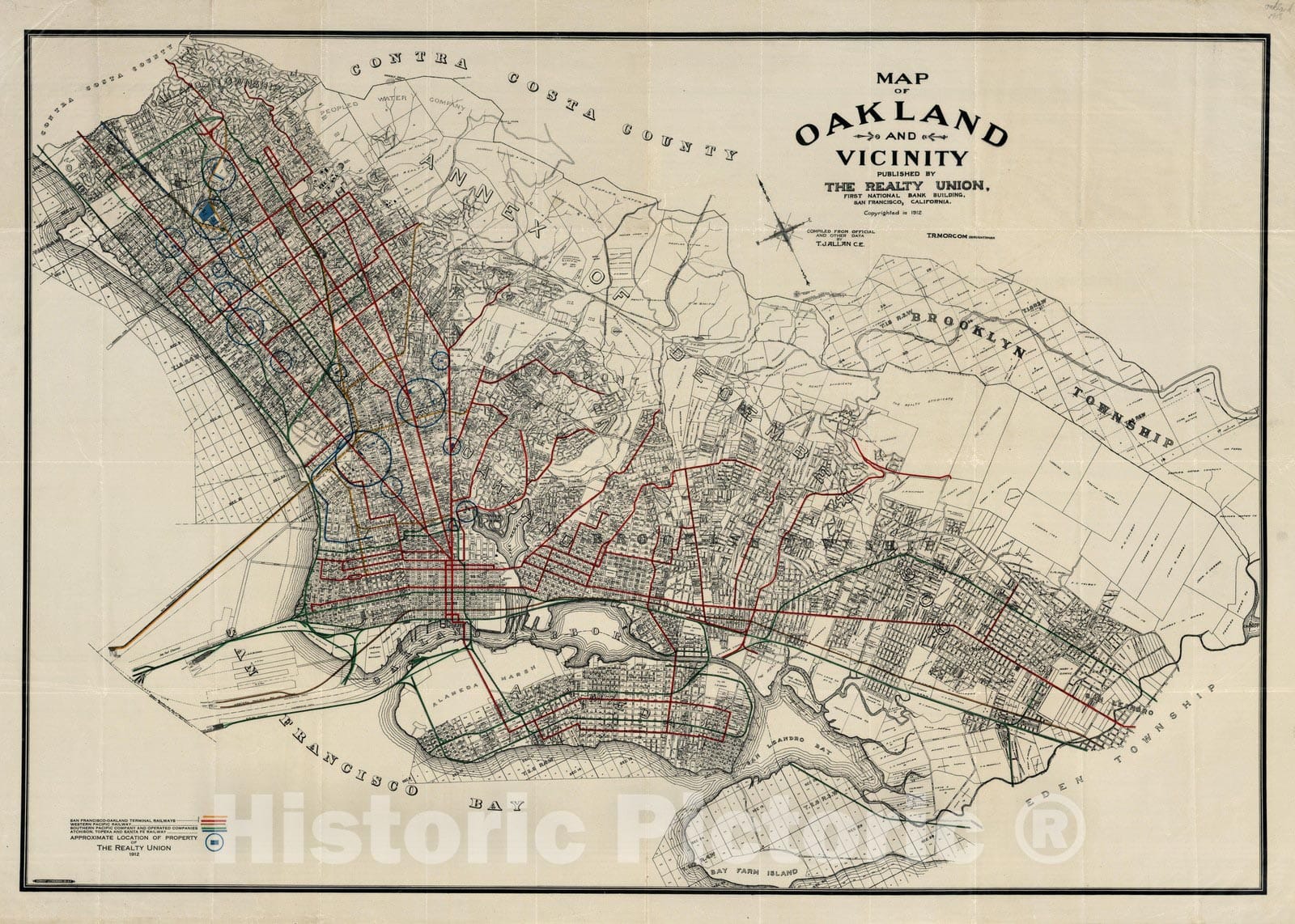 Extraordinary Oakland Canada Map Photos