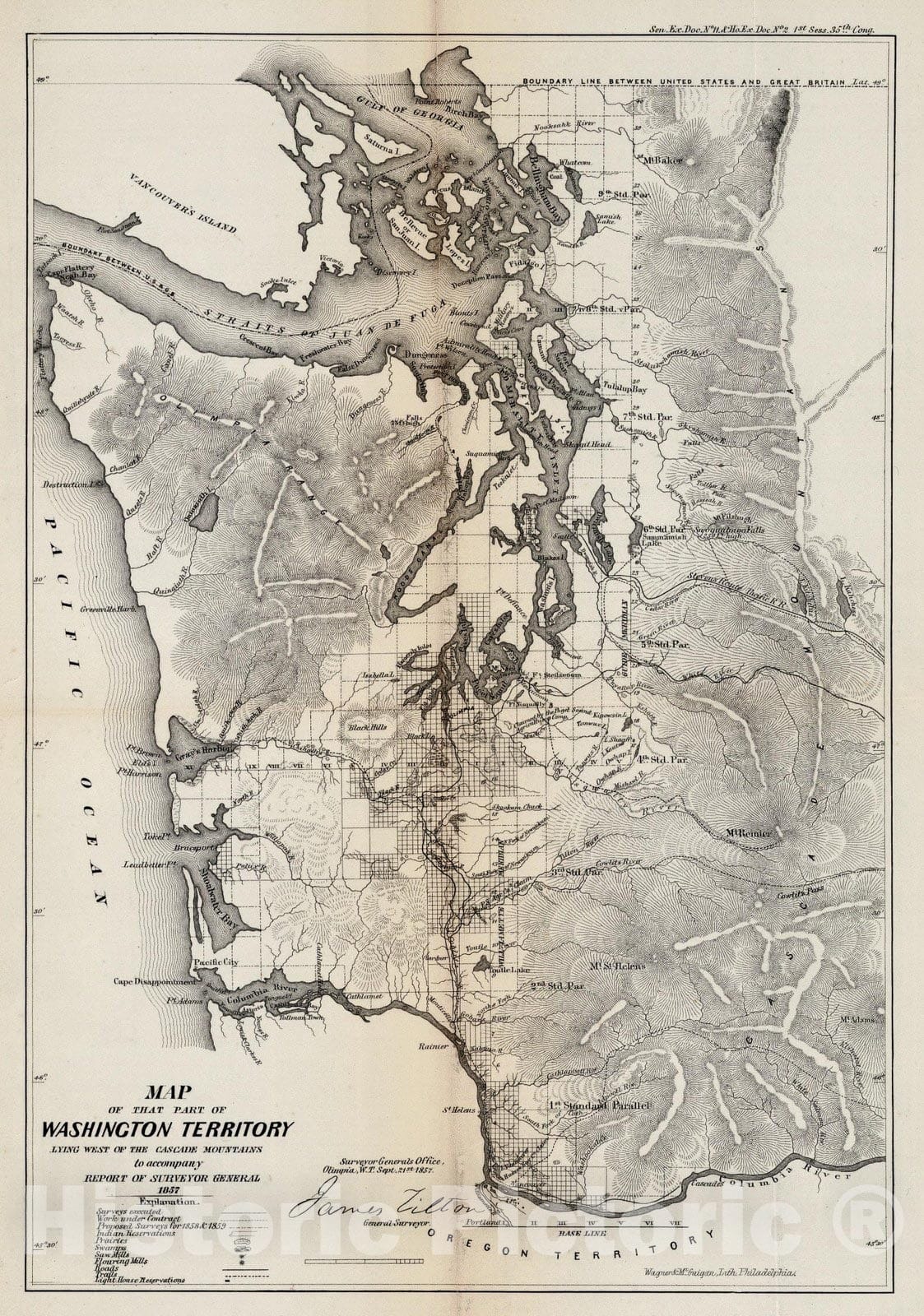 Cascade Range Map