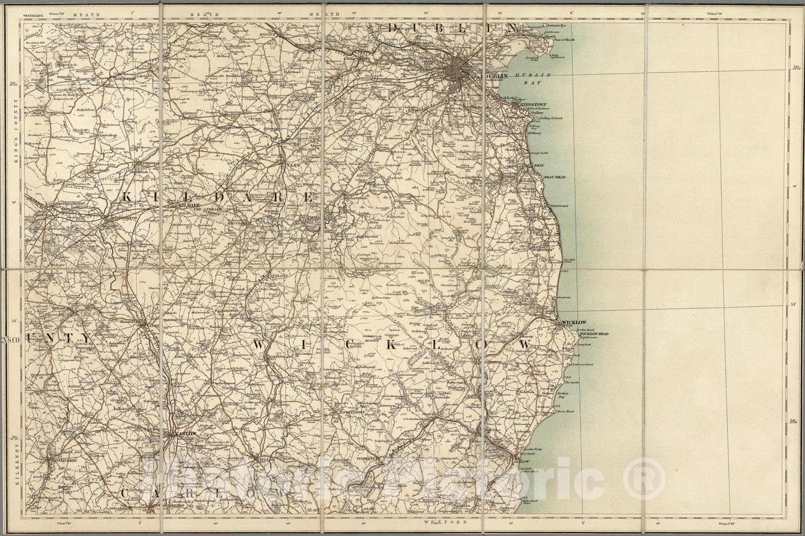 Historic Wall Map : Sheet 11. 1904 - Vintage Wall Art - Historic Pictoric