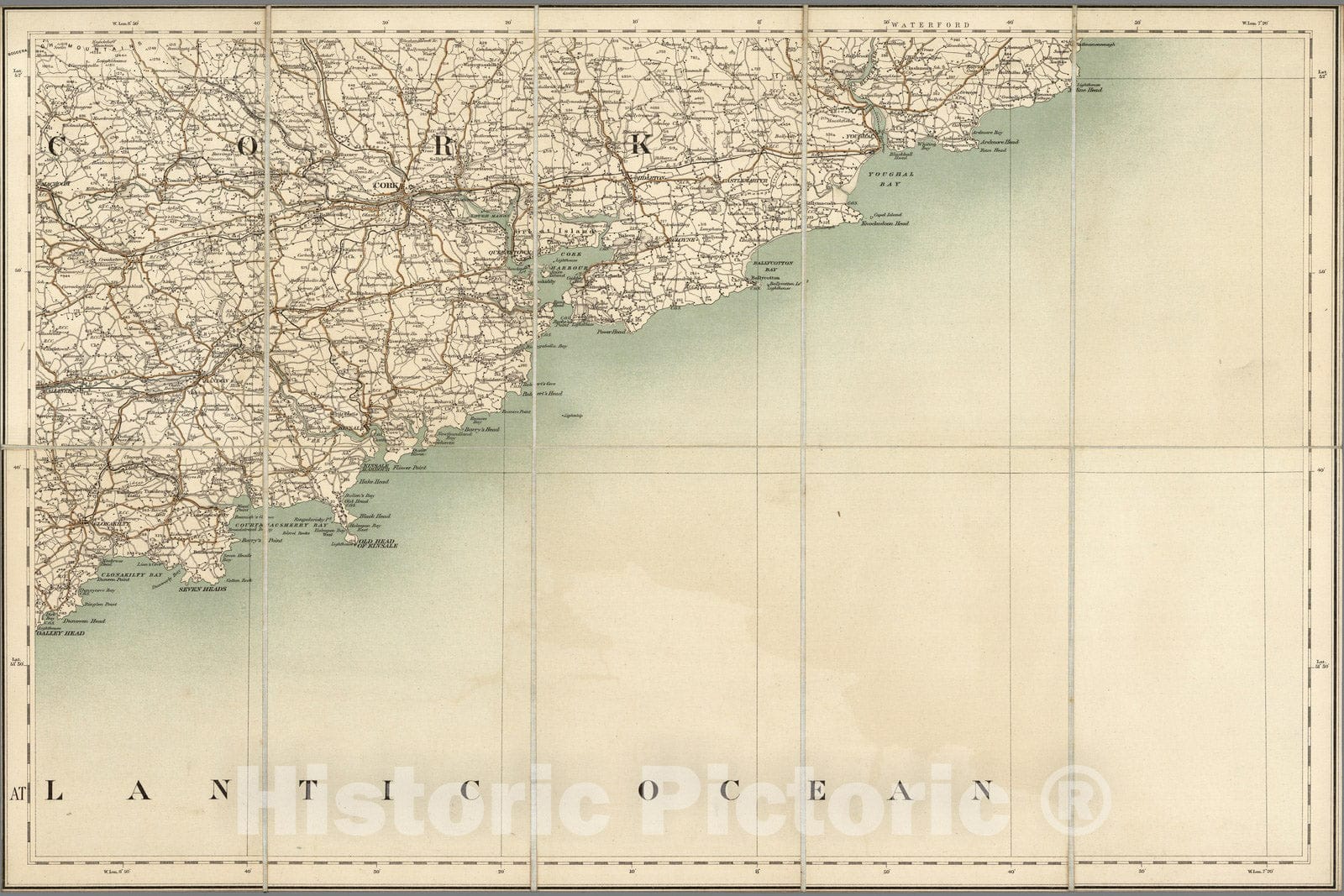 Historic Map : Sheet 16. 1904 - Vintage Wall Art – Historic Pictoric