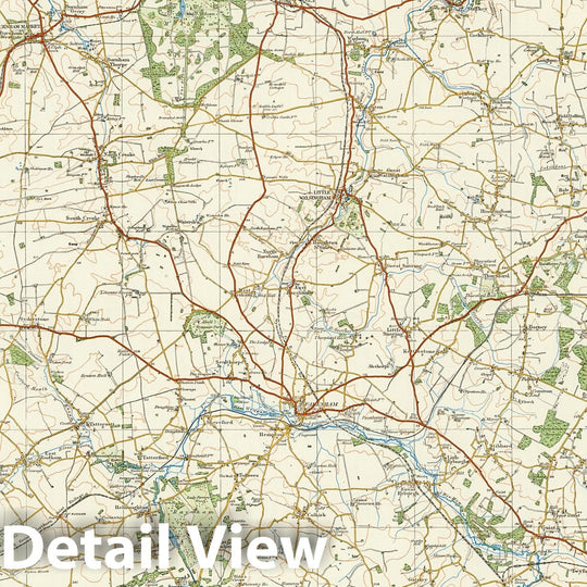 Historic Map : Sheet 57. Fakenham. 1920 - Vintage Wall Art – Historic ...