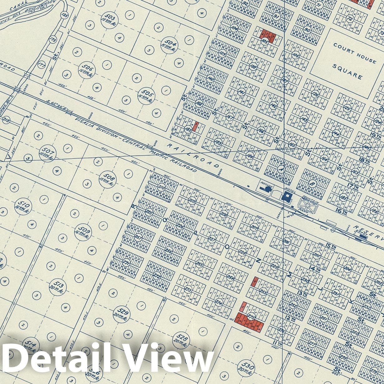 Historic Map : Map of the city of Merced : Merced Co. Cal, 1897 - Vint ...