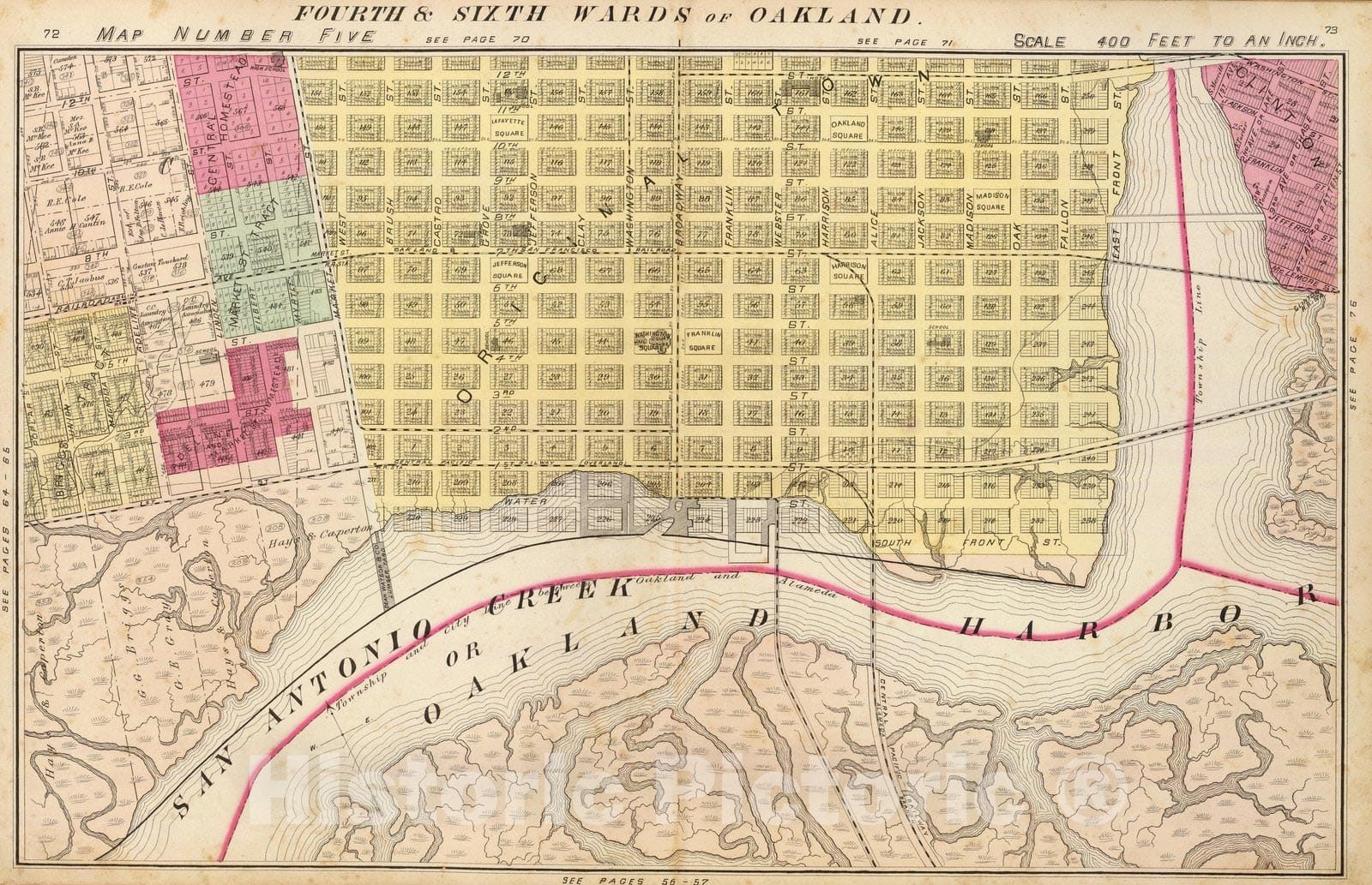 Historic Map : Official and historical atlas map of Alameda County, Ca ...