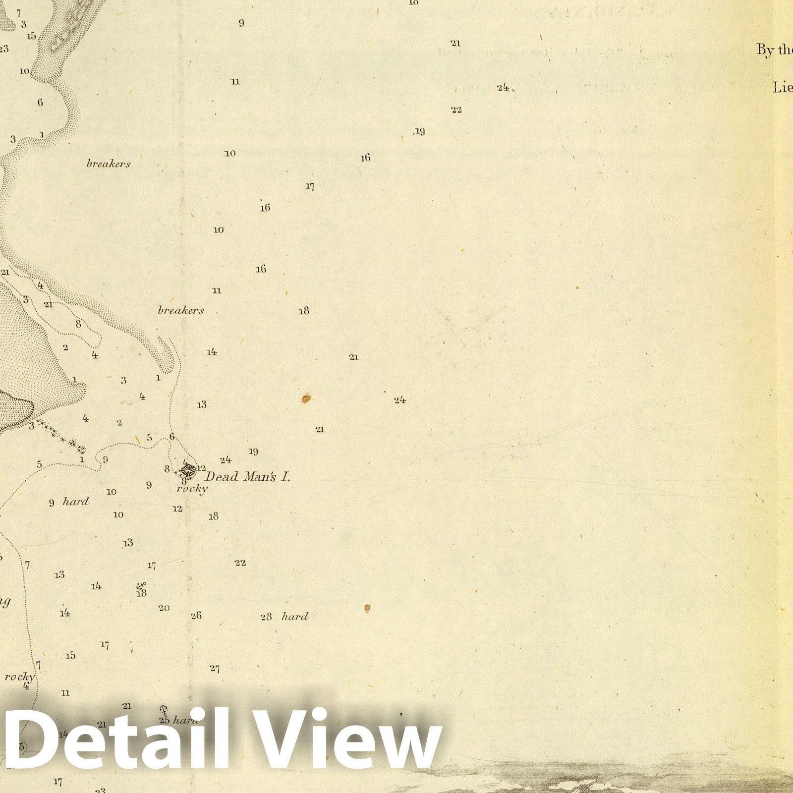 Historic Wall Map : Chart Map, San Pedro Harbor, Calif. 1852 - Vintage ...