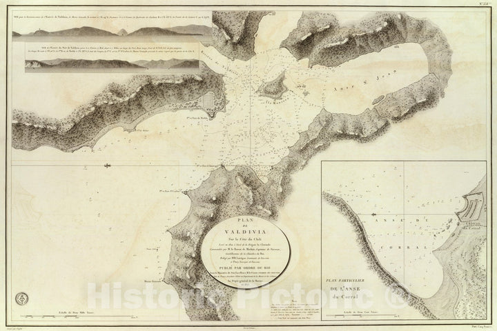 Historic Wall Map : Chile, Valdivia Region (Chile) Chart Map, Valdivia ...