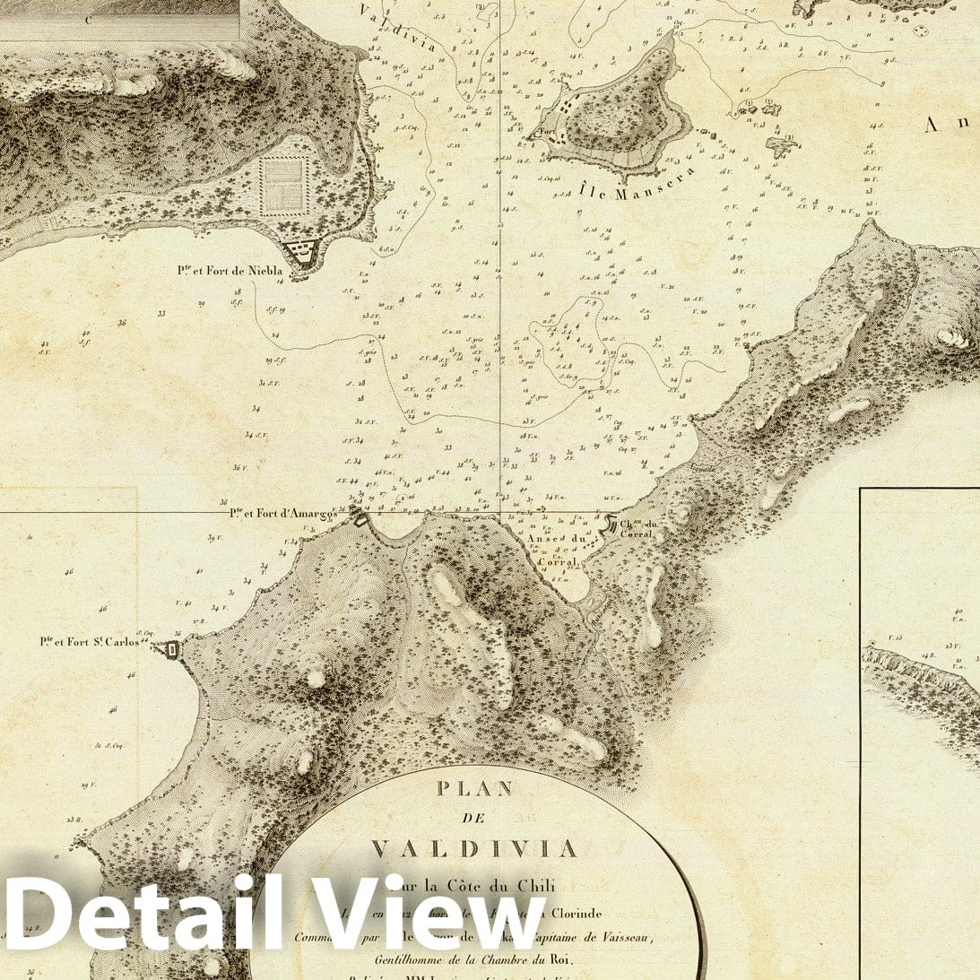 Historic Wall Map : Chile, Valdivia Region (Chile) Chart Map, Valdivia ...