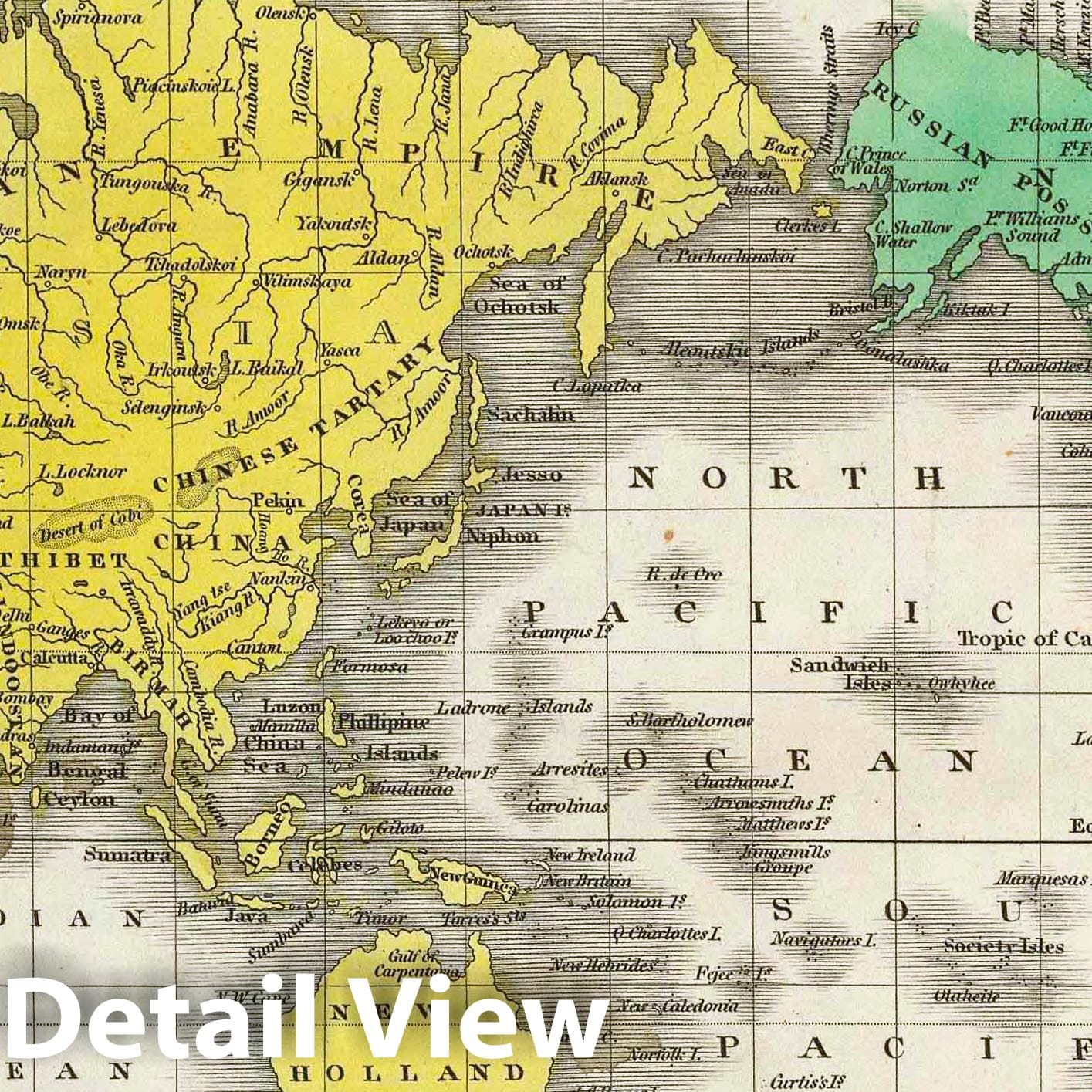 Historic Map : Classical Atlas Map, World On Mercator's Projection. 18 ...