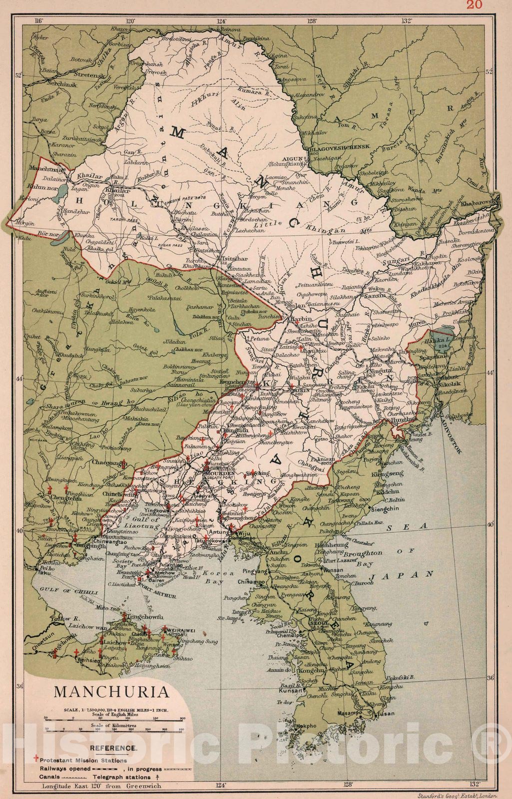 Manchuria Map