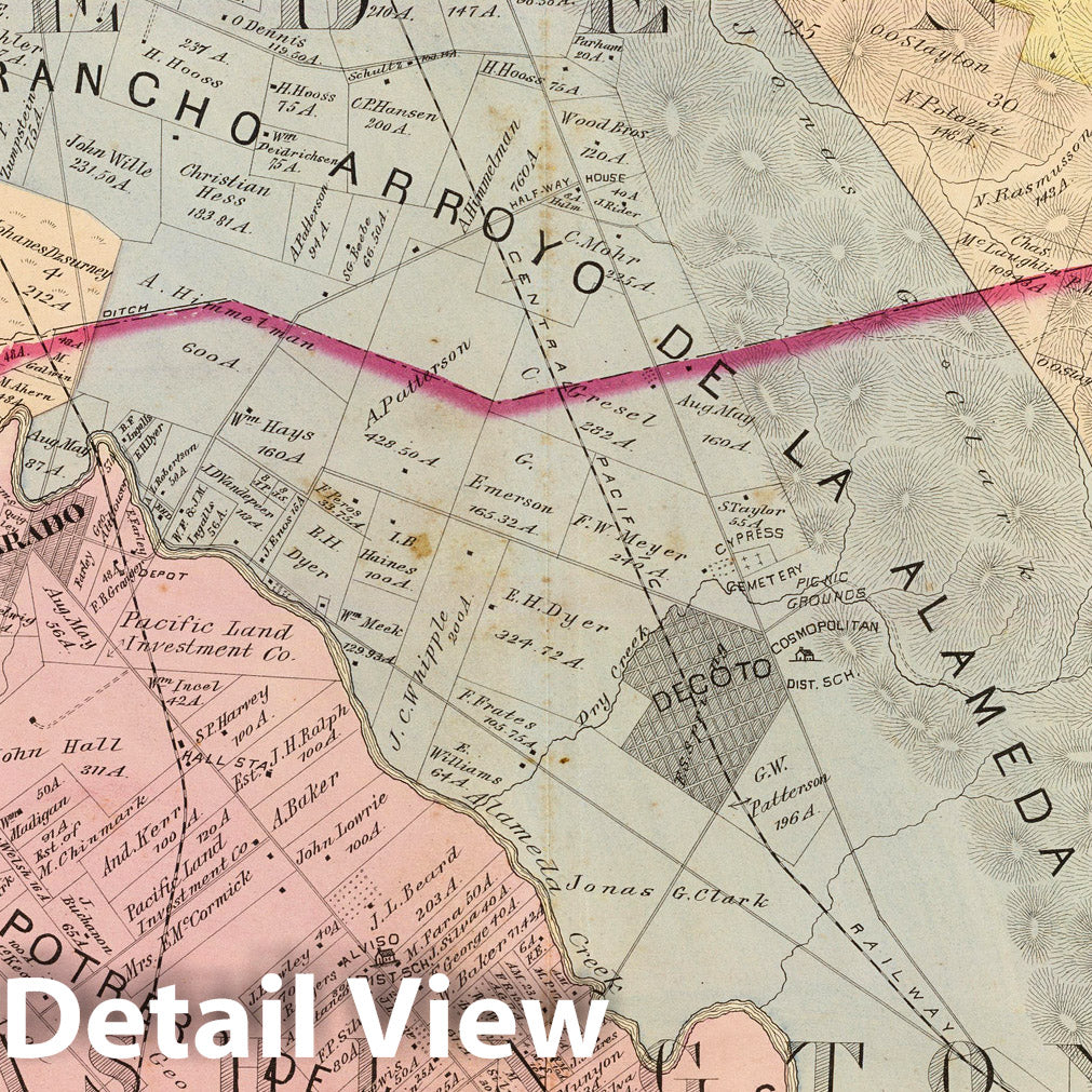 Historic Map : Fremont (Calif), California, Official and historical at ...