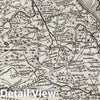 Historic Map : Denbigh and Flint Shire. By H. Moll Geographer 1724 - V ...