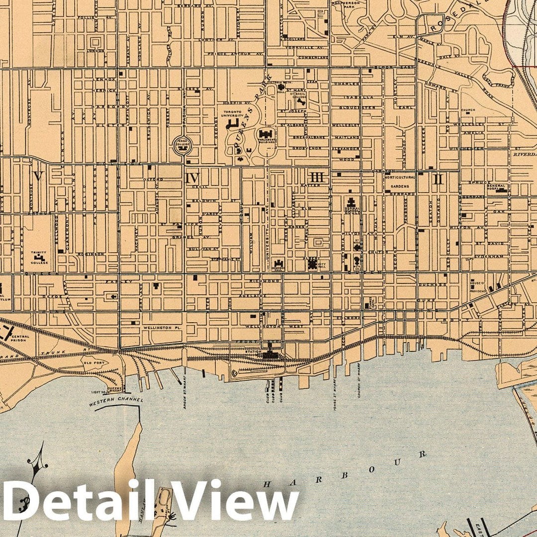 Historic Map : No. 35, Toronto 1906 - Vintage Wall Art – Historic Pictoric