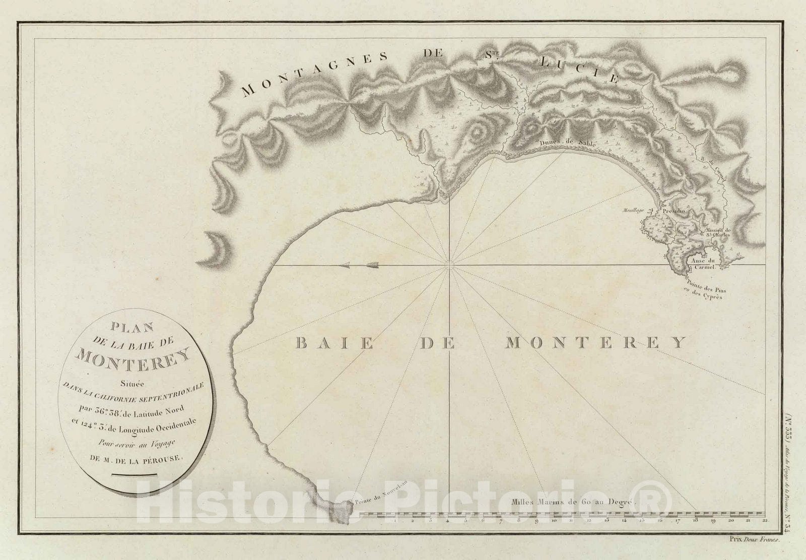 Historic Map : California, Monterey Bay Region (Calif) Chart Map, Mont ...