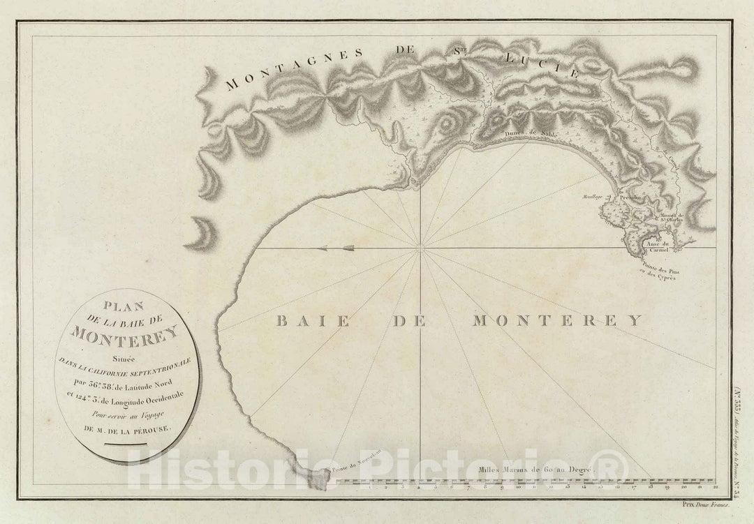 Historic Map : California, Monterey Bay Region (Calif) Chart Map, Mont ...