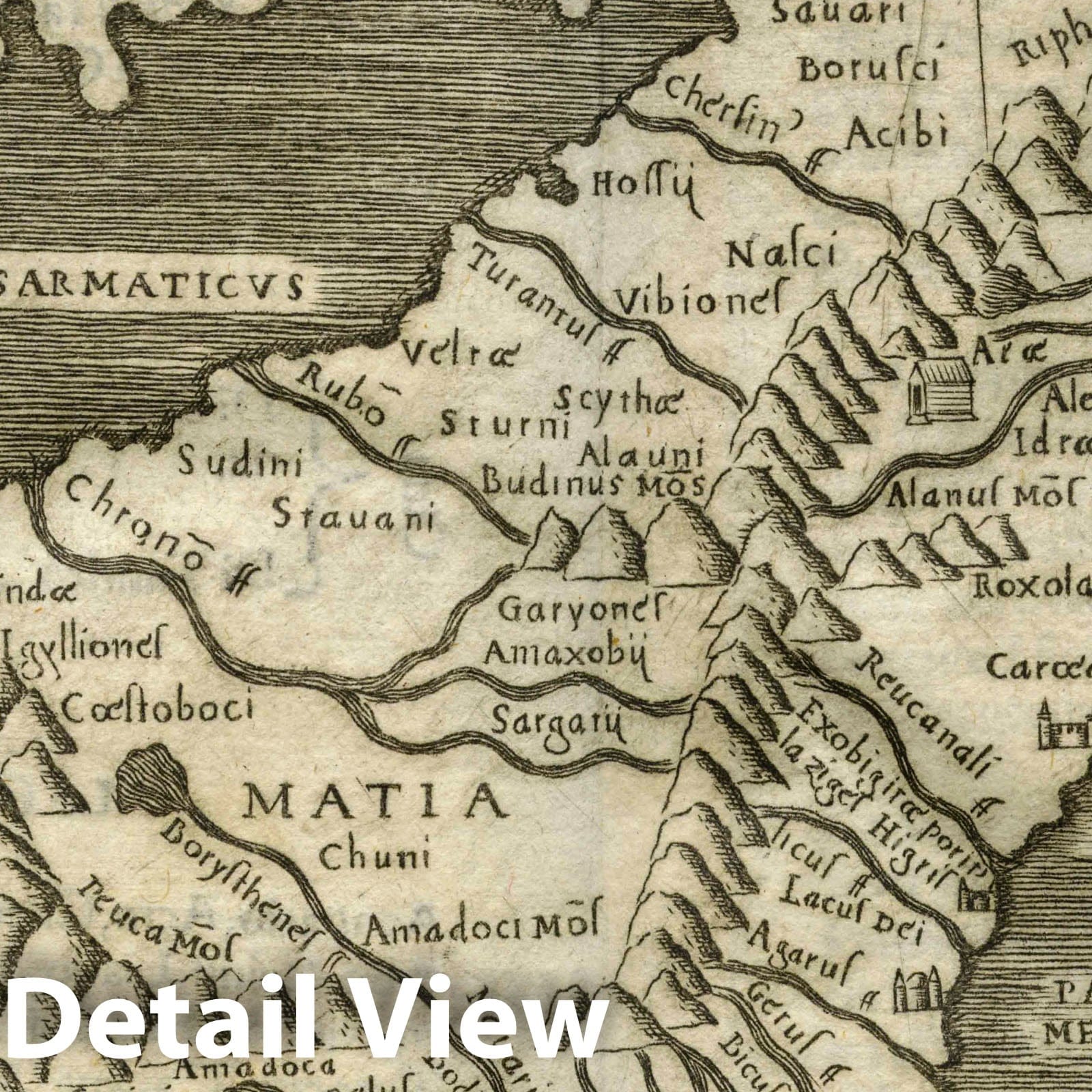 Historic Map : Europe, EasternTabula Europae VIII 1548 , Vintage Wall ...