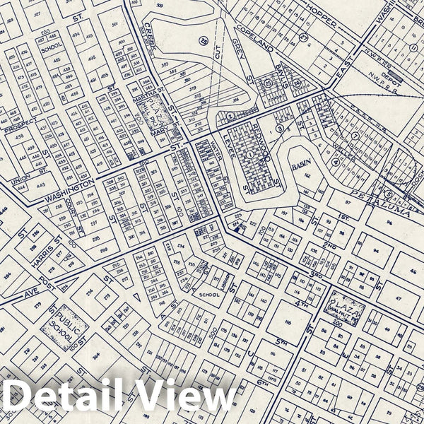 Historic Map - State Atlas Map, City of Petaluma, Sonoma County, Calif ...