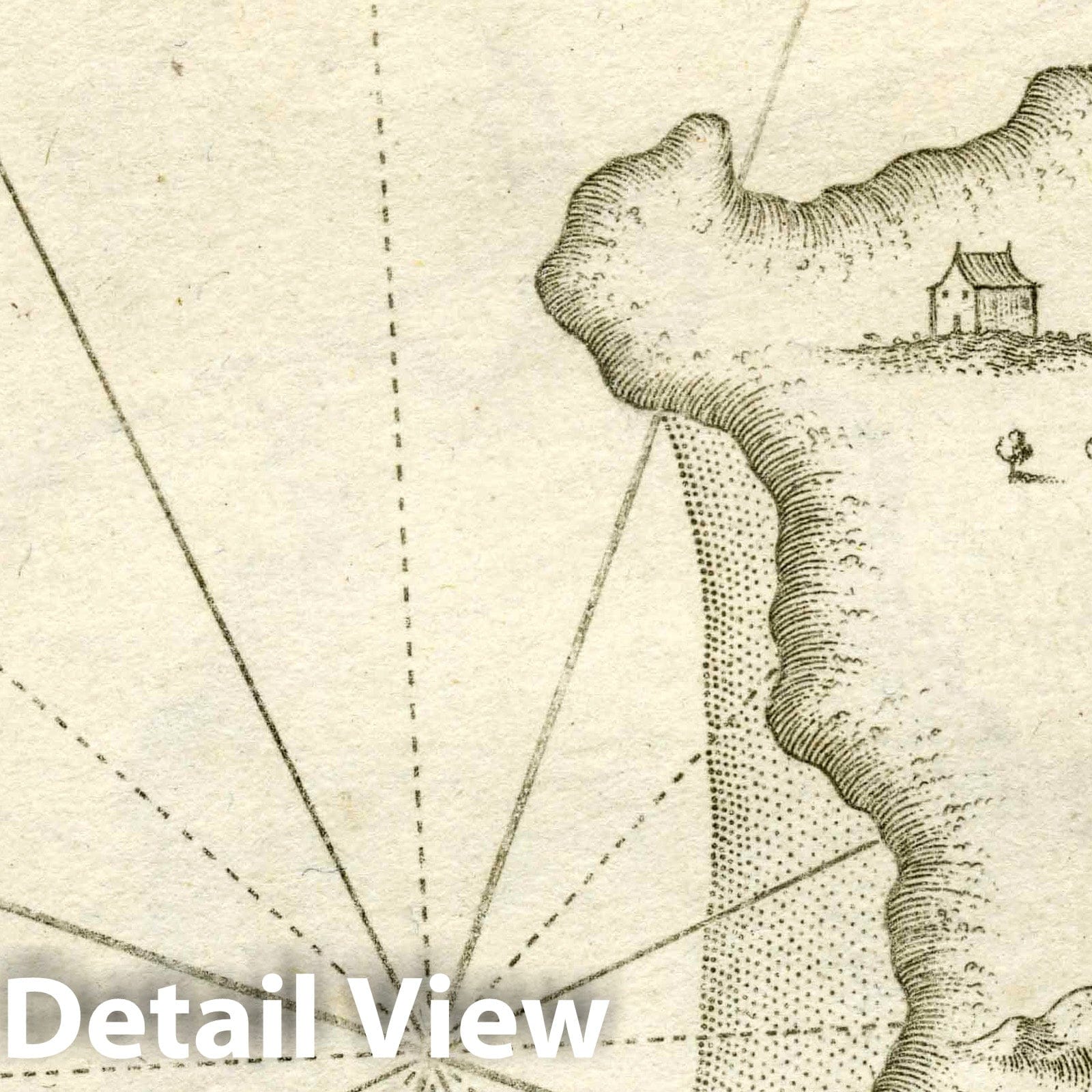 Historic Wall Map : Chart Map, Pl. 92. Port Ios, Kikladhes, Greece. 17 ...