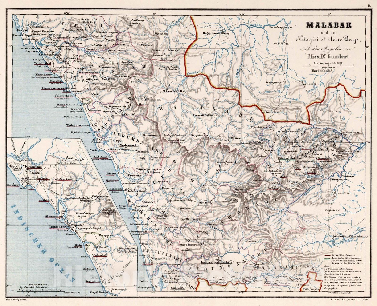 Malabar Coast World Map
