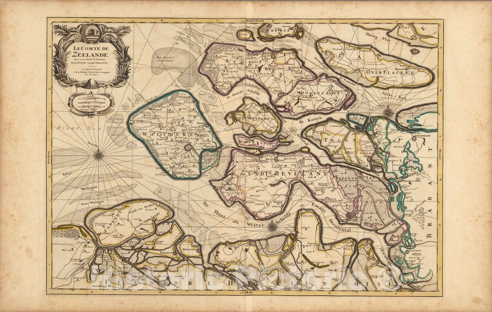 Map Zeeland Netherlands