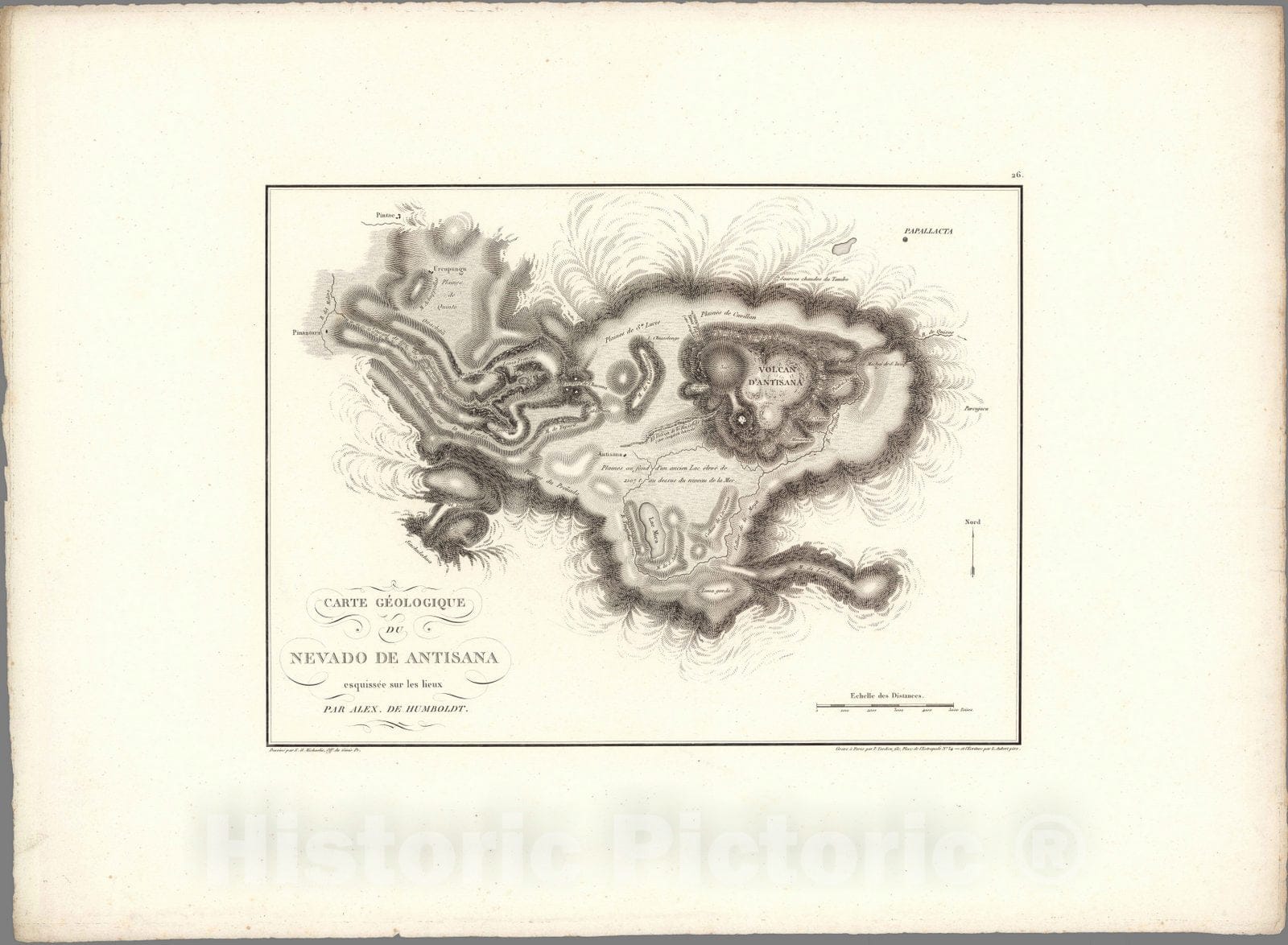 Historic Map : Nevado de Antisana Volcano (Ecuador) Exploration Book ...