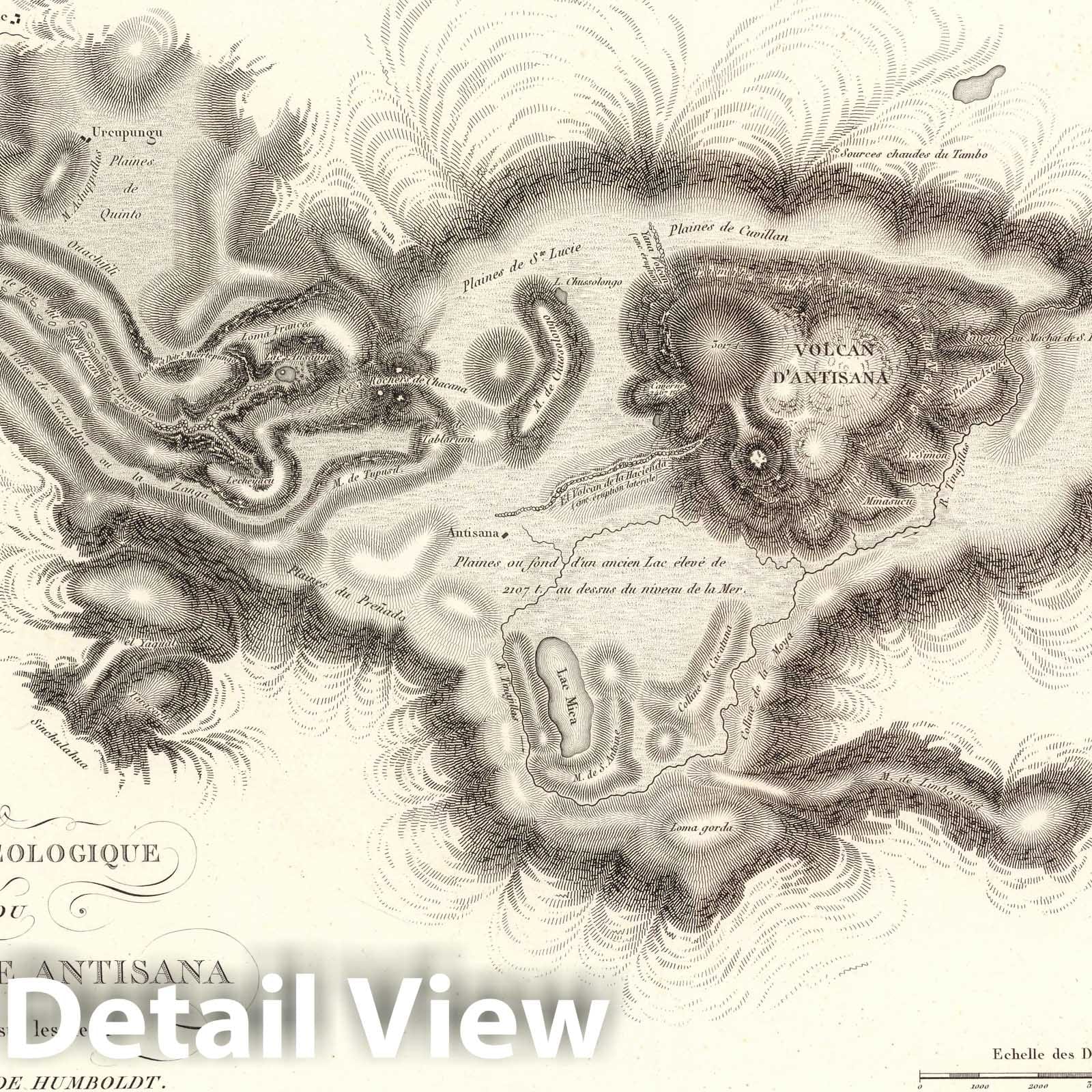 Historic Map : Nevado de Antisana Volcano (Ecuador) Exploration Book ...