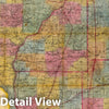 Historic Map : New sectional map of the state of Illinois, 1852 - Vint ...