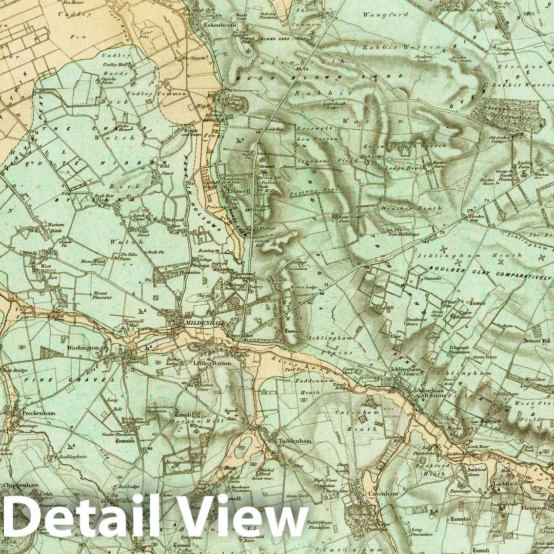 Historic Map : Geologic Atlas Map, 51. Cambridge, NE Quad. 1883 - Vint ...