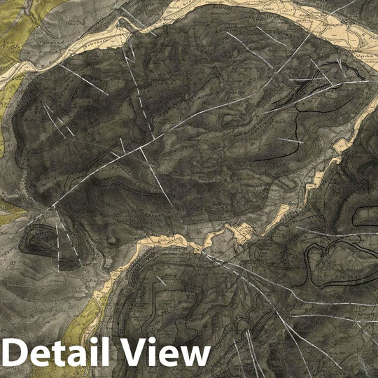Historic Map : Geologic Atlas Map, 105. Newcastle on Tyne, Newcastle ...