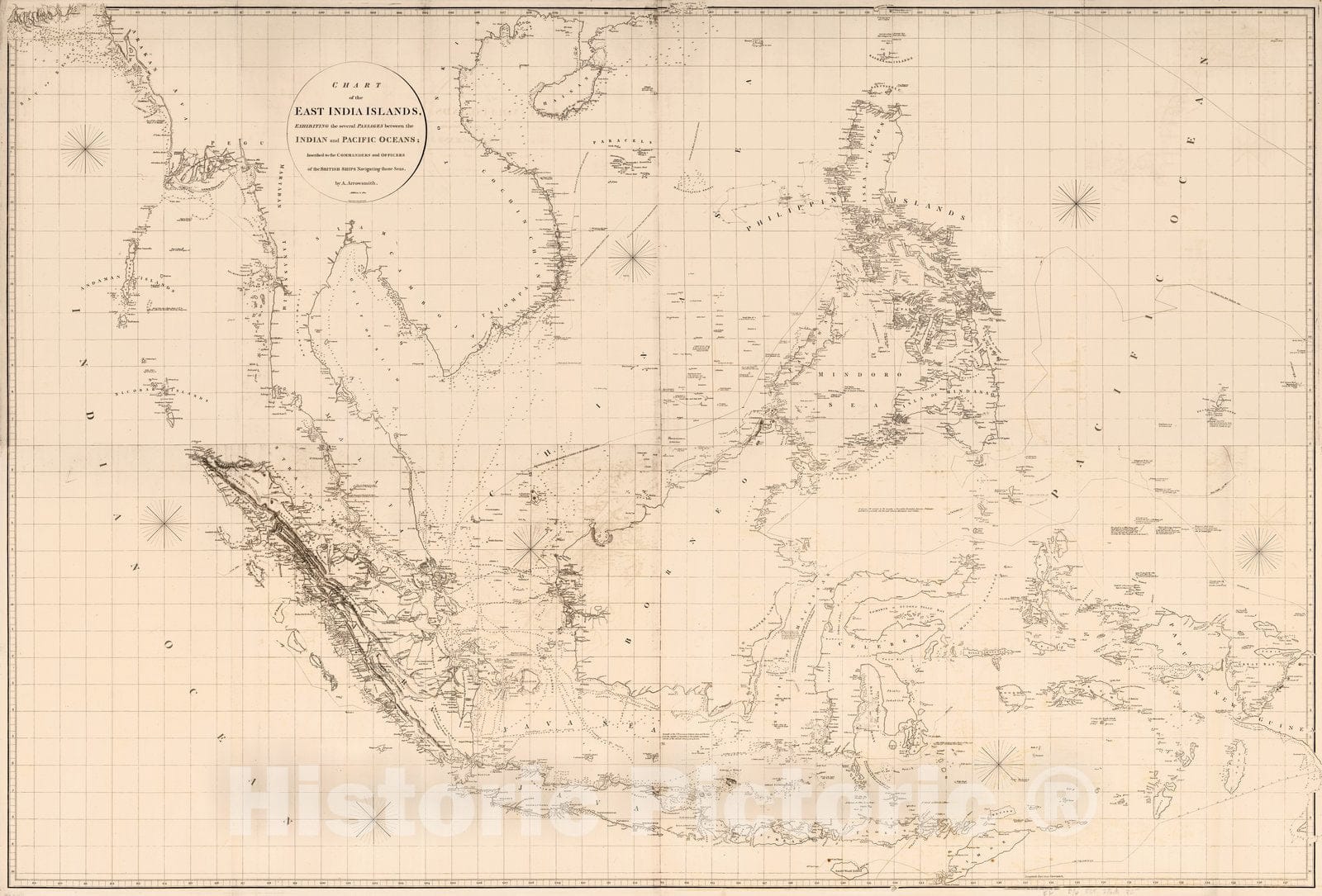 Historic Wall Map : Composite: Chart of the East India Islands 1812 ...