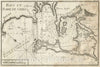 Historic Map : Pl. 1. Bay and Natural Harbor of Cadiz, Spain, 1764 Cha ...