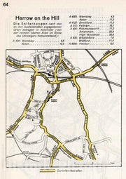 Historic Map : Harrow on The Hill, 1941 Military Atlas - Vintage Wall ...